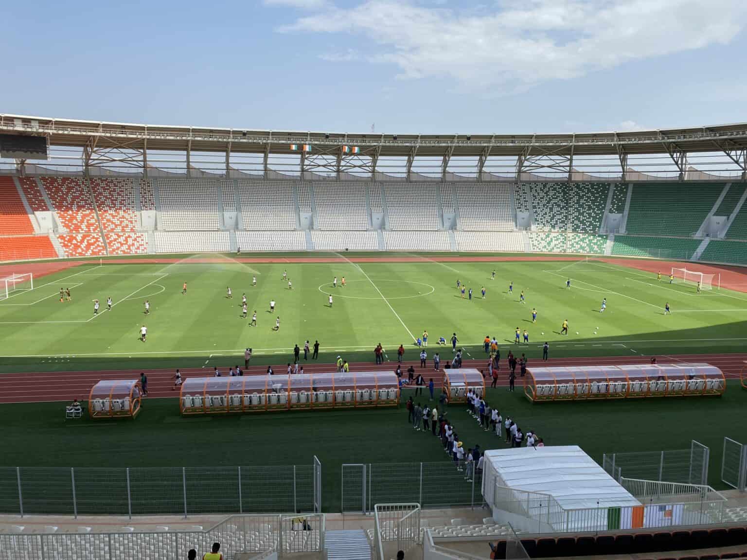 Inauguration of La Paix de Bouaké Stadium - Mota-Engil ATIV